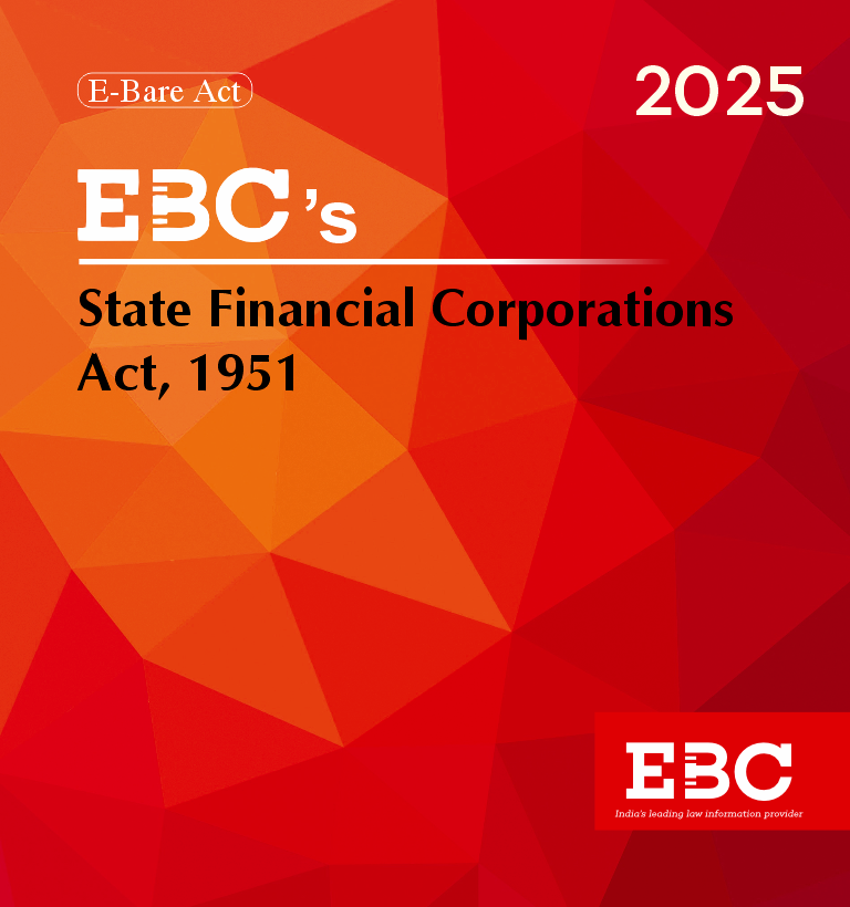 State Financial Corporations Act, 1951Bare Act (Print/eBook)